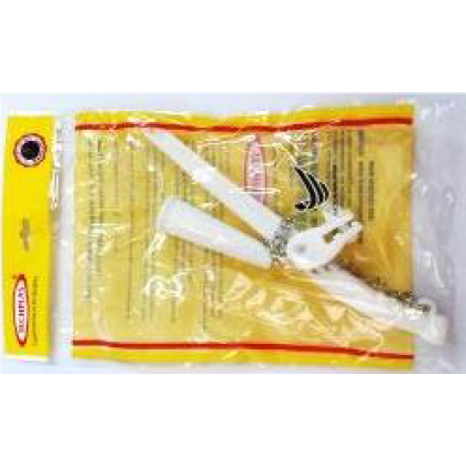 1010 9 inch H/L CISTERN HANDLE C/W 300MM METAL CHAIN