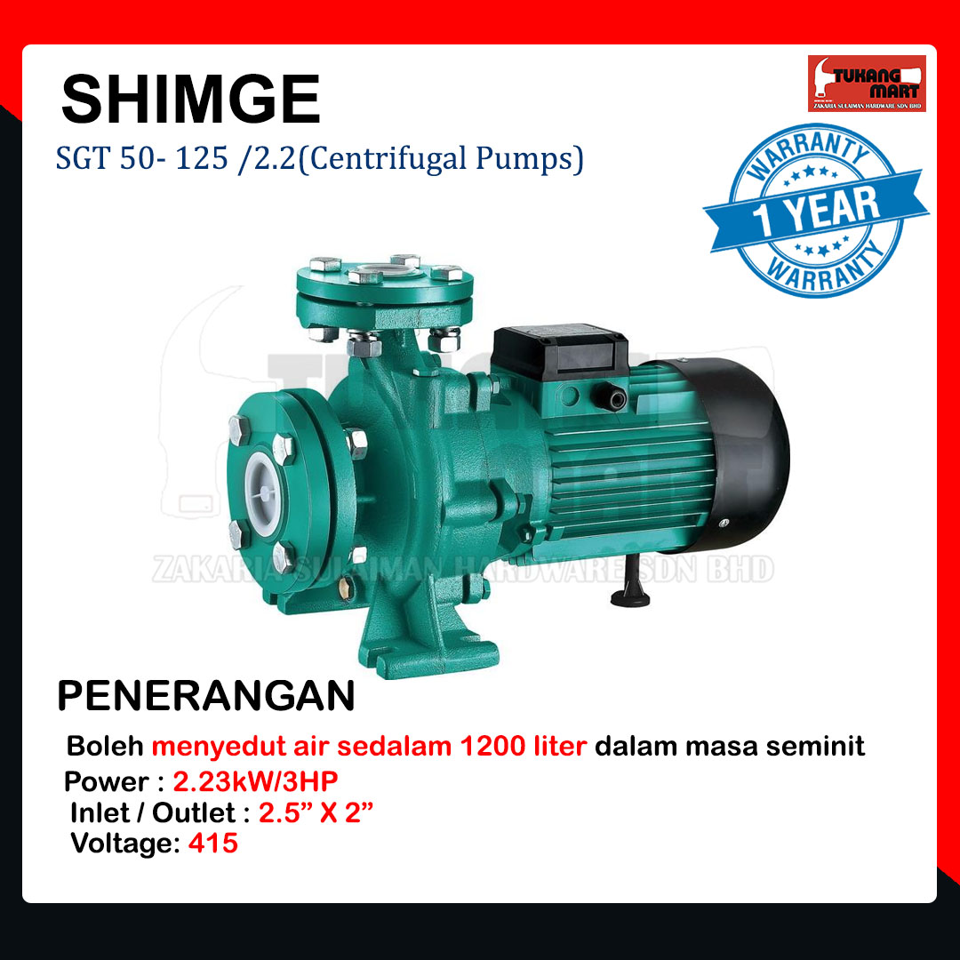 SGT50-125/2.2 Centrifugal Pumps